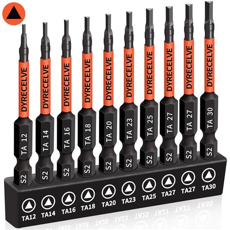 10 Pack Triangle Screwdriver Set Premium S2 Steel Triangle Bit Desertcart India