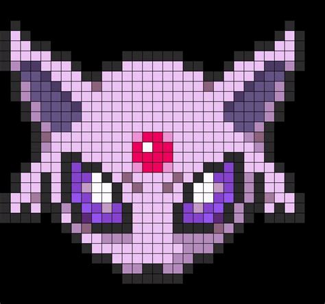 Espeon Pixel Art Grid Espeon Pixel Art Grid