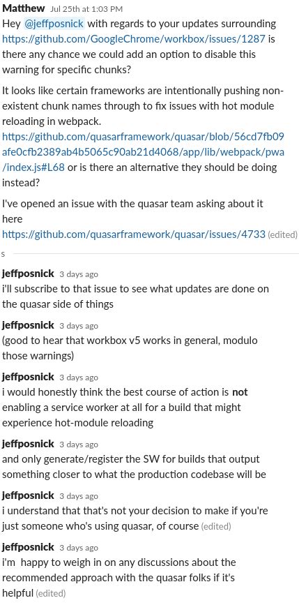 Explanation Around Quasar Bogus Chunk For Workbox · Issue 4733 · Quasarframeworkquasar · Github