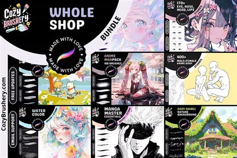 Ultimate Procreate Brushes Stamps Bundle Unleash Creativity