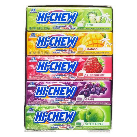 Hi Chew Fruit Chews 10 Piece Candy Packs Assorted 15 Piece Box Bestcandyshop
