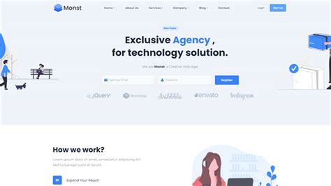 Monst Saas Startup Wordpress Theme