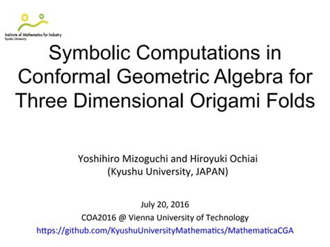 Symbolic Computations In Conformal Geometric Algebra For Three
