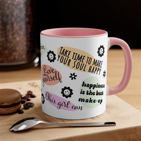 Love Yourself Quotes Mug Mental Health 11oz Mug Motivation Mug