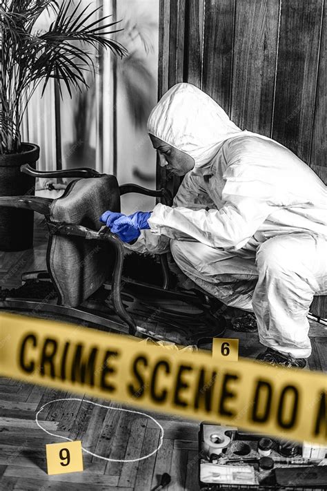 Premium Photo Forensic Science Expert Crime Scene Investigation