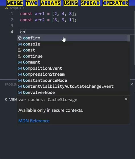 Merge Two Arrays In Javascript Using The Spread Operator 🚀 Es6