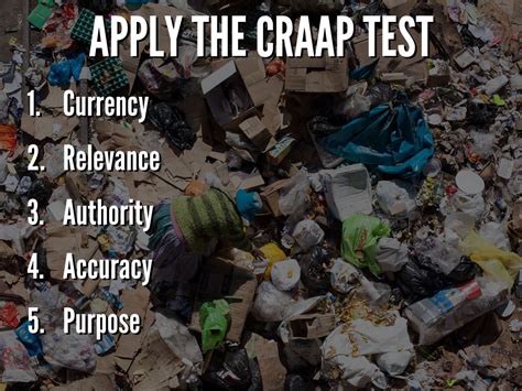 Fact Or CRAAP Evaluating Internet Sources By Cindy