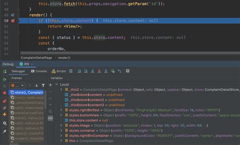 React Native在IDEA内部断点调试 TronRobo
