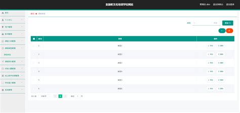 基于java金旗帜文化培训学校网站设计实现 源码 lw 部署文档 讲解等 csdn博客