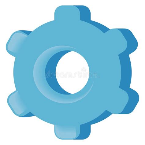 Gear Cog Setting Stock Vector Illustration Of Vector 258933924