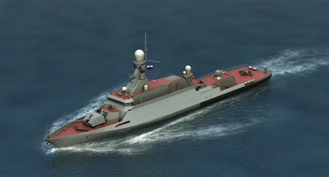 Buyan M Russian Corvette 3d Model 199 3dm 3ds Dwg Fbx Flt Ma Obj X Max Free3d