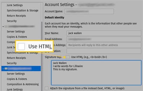 How To Create A Thunderbird Signature