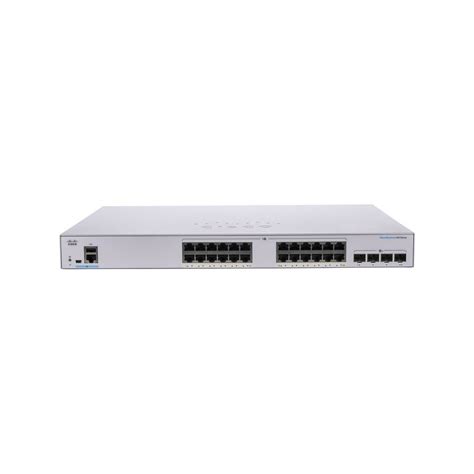 Cisco CBS250 24T 4G EU 24 Port Gigabit Ethernet 4 SFP Gigabit Ethernet Layer 3 Smart Switch