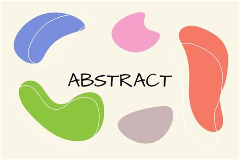 Premium Vector Abstract Blotch Shapes Flow With Modern Style Liquid Shape Set For Dynamic Design