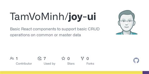 Github Tamvominh Joy Ui Basic React Components To Support Basic Crud