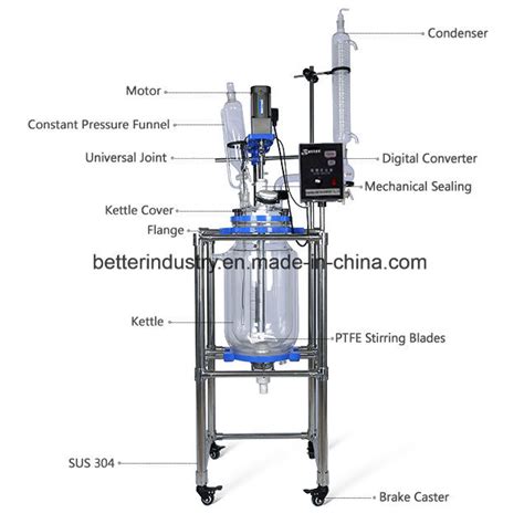 Extraction Reactor With Double Condensers Chemical Reactor Prices And