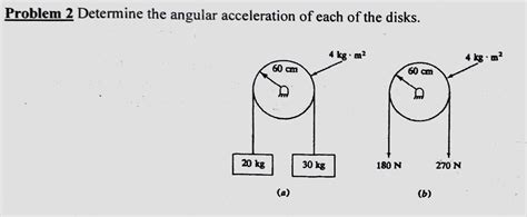 Solved Problem Determine The Angular Acceleration Of Each Chegg