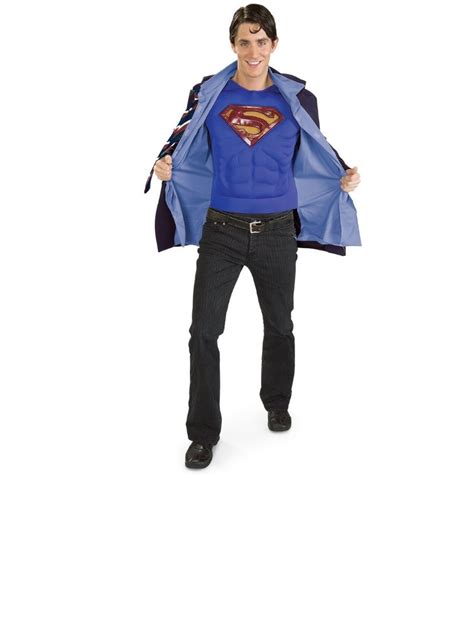 Adult Reversible Clark Kent Superman Men Costume 3899 The Costume
