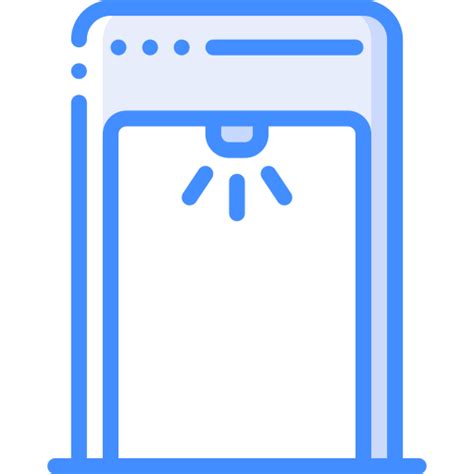Metal Detector Basic Miscellany Blue Icon