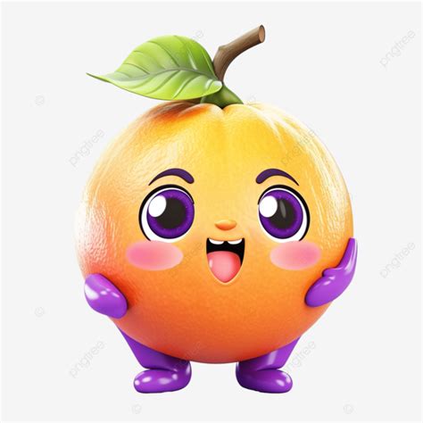 Cute Happy Fig Character Ai Generated Fig Fruit Tropical Png