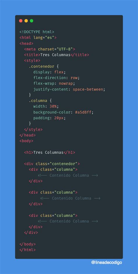 Tres Columnas En Css Con Flexbox Tres Columnas En Css Con Flexbox