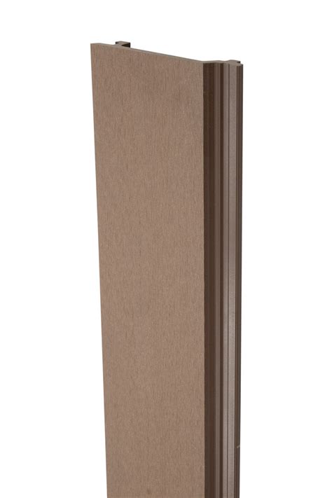 Light Brown Exterior Shiplap Composite Boards Outdoor Wall Panel Clad