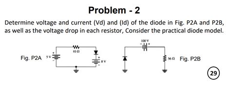 Solved Problem Determine Voltage And Current Vd And Chegg Com
