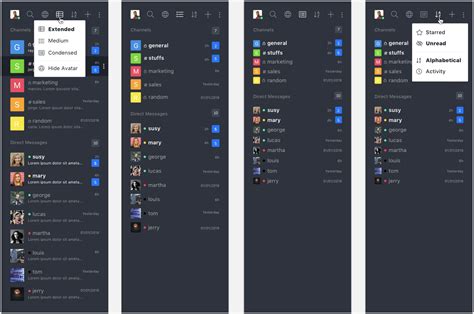 New Sidebar Header And Views · Issue 9541 · Rocketchatrocketchat