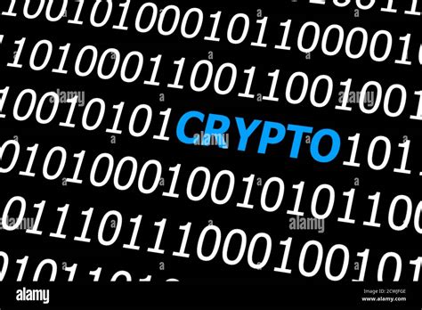 The Cryptography In Binary Code Stock Photo Alamy