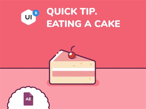 Eating Cake Animated 