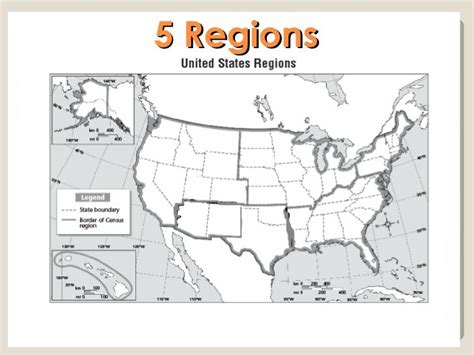 Blank 5 Regions Of The United States Printable Map Printable Templates