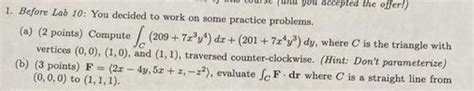 Solved Before Lab You Decided To Work On Some Practice Chegg