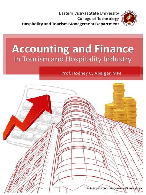 Accounting And Finance In Hospitality And Tourism Industry Pdf Business Bookkeeping
