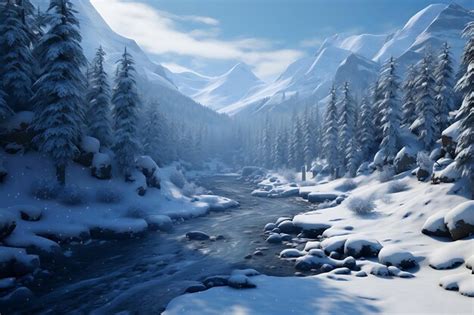 Premium Ai Image Snow Blizzard Realistic Overlay Background