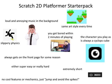 Scratch 2d Platformer Starterpack R Scratchmemes