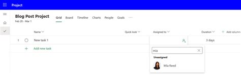 Getting Started With Microsoft Project For The Web Marque