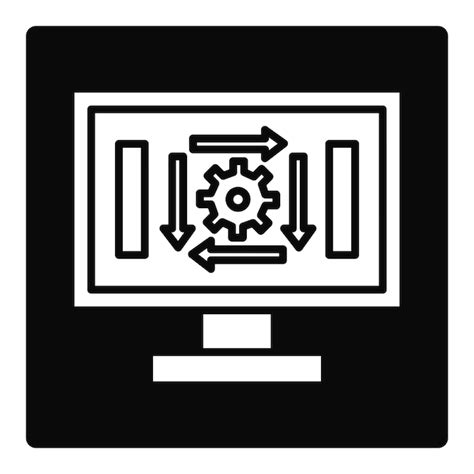 Premium Vector Workflow Icon