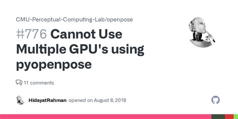 Cannot Use Multiple GPU S Using Pyopenpose Issue CMU Perceptual Computing Lab Openpose