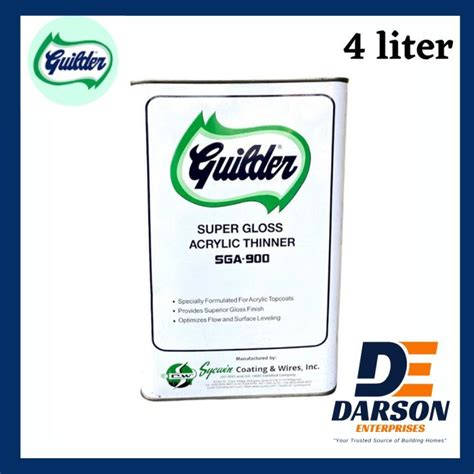 Guilder Super Gloss Acrylic Thinner 4l Lazada Ph