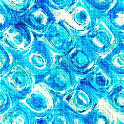 Summer Blue Dyed Wave Water Pattern With Broken Linear Blotch Effect Fresh Blue Underwater
