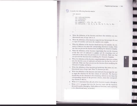 Consider The Following Function Main Write The