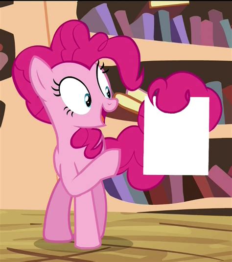 Pinkie Pie Paper Blank Template Imgflip