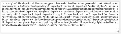 How To Use Embed Iframe Version Of Ventusky Myventusky