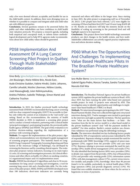 Pdf Pd58 Implementation And Assessment Of A Lung Cancer Screening
