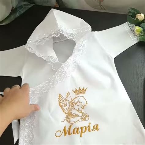 Все что нужно для крещения малыша крестильный набор своими руками - YouTube
