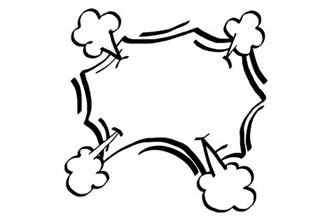 Explotando Charla Globo En Cómic Estilo 25033168 Png