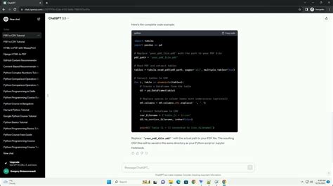 Convert Pdf To Csv Python Pandas Youtube