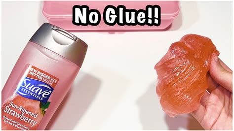 Shampoo Slime 🌟 How To Make Easy No Glue Shampoo Slime Youtube