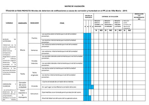 Matriz De Validación Docx