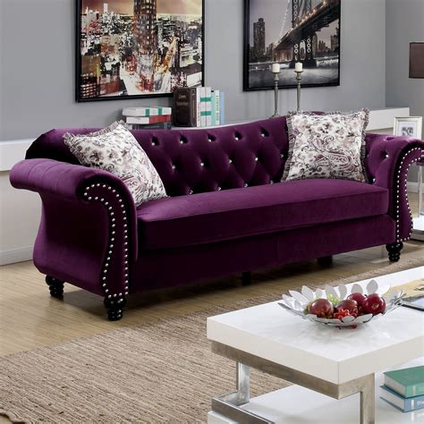 Sofas And Couches Purple Living Room Living Room Furniture Living